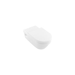 Villeroy & Boch V&B Wand-WC, Tiefspüler VICARE 37x70cm, D-Flush, Abg. waagerecht, weiß ; Villeroy & Boch (5649R001)