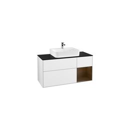 Villeroy & Boch V&B Waschtischunterschrank Wandbeleuchtung Finion 120cm, Pl b m, Rg r wal ven, glo wh. Lac ; Villeroy & Boch (G172GNGF)