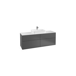 Villeroy & Boch V&B Waschtischunterschrank Wandbeleuchtung Finion 160x60,3cm, EM, Pl wh. m, Anthrac. m ; Villeroy & Boch (G44100GK)