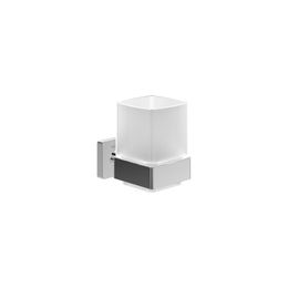 Villeroy & Boch V&B Glashalter Elements Striking 99x100x123mm, Glas satiniert, chrom ; Villeroy & Boch (TVA15201900061)