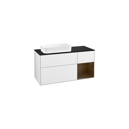 Villeroy & Boch V&B Waschtischunterschrank Wandbeleuchtung Finion 120cm, Pl b m, Rg r wal ven, glo wh. Lac ; Villeroy & Boch (G282GNGF)