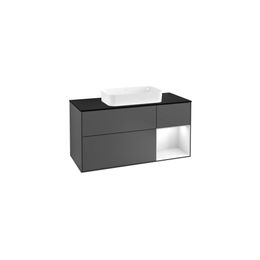 Villeroy & Boch V&B Waschtischunterschrank Finion 120cm, Pl b m, Rg r g w Lac, Anthrac. m ; Villeroy & Boch (F302GFGK)