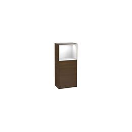Villeroy & Boch V&B Seitenschrank Finion 41,8x93,6cm, li, Reg ob glo wh., wal ven ; Villeroy & Boch (F500GFGN)