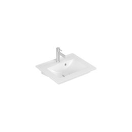 Villeroy & Boch V&B Waschtisch VENTICELLO 50x42cm, m HL, m &Uuml;L, stone white C-plus ; Villeroy & Boch (412450RW)