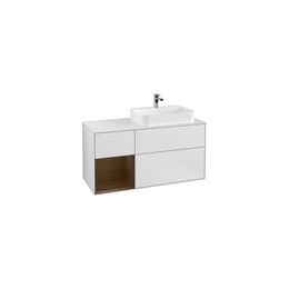 Villeroy & Boch V&B Waschtischunterschrank Wandbeleuchtung Finion 120cm, Pl w m, Reg li wal ven, wh. m Lac ; Villeroy & Boch (G391GNMT)