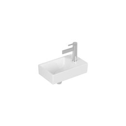Villeroy & Boch V&B Handwaschbecken AVENTO 36x22cm, 1 HL, o &Uuml;L, links, wei&szlig; C-plus ; Villeroy & Boch (43003LR1)