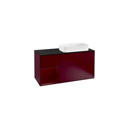 Villeroy & Boch V&B Waschtischunterschrank Wandbeleuchtung Finion 120cm, Abd.-Pl. bla m, Reg li Peo, Peo m ; Villeroy & Boch (G272HBHB)