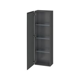 Duravit Halbhochschrank L-Cube 40x24,3x132cm, T&uuml;r links, graphit matt (LC1168L4949)