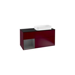 Villeroy & Boch V&B Waschtischunterschrank Wandbeleuchtung Finion 120cm, Pl b m, Reg li Anthrac. m, Peo m ; Villeroy & Boch (G272GKHB)