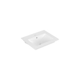 Villeroy & Boch V&B Waschtisch VENTICELLO 60x50, m HL, m &Uuml;L, stone white C-plus ; Villeroy & Boch (412460RW)