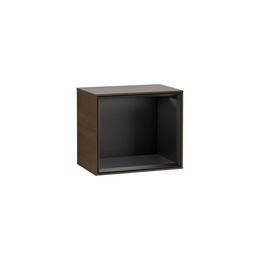 Villeroy & Boch V&B Regalmodul Wandbeleuchtung Finion 41,8x35,6x27cm, Reg bla m, Walnut veneer ; Villeroy & Boch (G580PDGN)