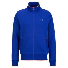 19V69 Italia Zip-Up Hoodie 'Zaan' male Blue size XXL