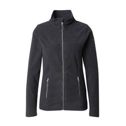 Killtec Funktionsfleecejacke 'KOW 436' Damen Gr&ouml;&szlig;e M graumeliert / schwarz
