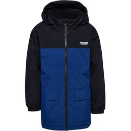 Hummel Sportjacke Jungen Gr&ouml;&szlig;e 116 blau / schwarz