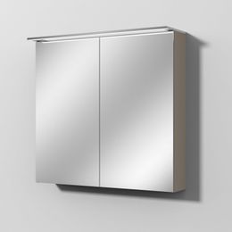 Sanipa Reflection Spiegelschrank MALTE 80 mit LED-Aufsatzleuchte