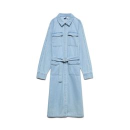 V&eacute;ro Moda Vero Moda Kleid 'VMLINEA' Damen Gr&ouml;&szlig;e 38 hellblau Sommerkleid