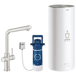 Grohe Red Duo Armatur und Boiler Größe L, Armatur mit L-Auslauf