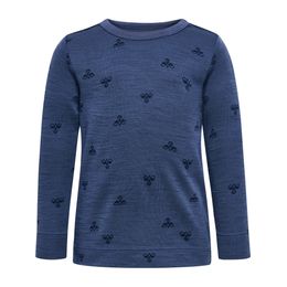 Hummel Shirt Jungen Gr&ouml;&szlig;e 128 blau / schwarz