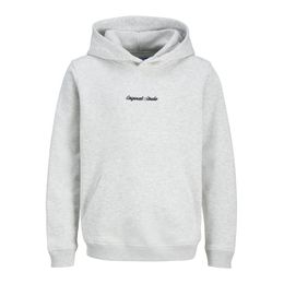 Jack & Jones Jack & Jones Junior Sweatshirt 'Norrebro' Jungen Gr&ouml;&szlig;e 152 schwarz / wei&szlig;meliert