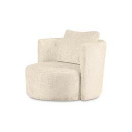 KONSIMO Drehsessel Raggi creme Maße (cm): B: 92 H: 75 Sessel & Hocker > Sessel nach Material > Stoff Sessel » Sofa DE
