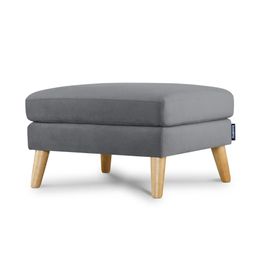 KONSIMO Hocker Tagio grau Ma&szlig;e (cm): B: 80 H: 46 Sessel & Hocker > Hocker > Polsterhocker &raquo; Sofa DE