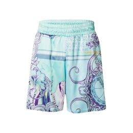Carlo Colucci Shorts Herren Größe 38 indigo / goldgelb / mint / flieder