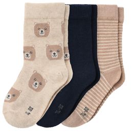 Topomini 3 Paar Baby Socken mit Bio-Baumwolle