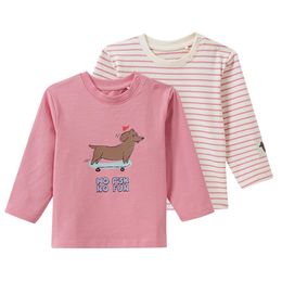 Topomini 2 Baby Langarmshirts mit Tier-Motiv