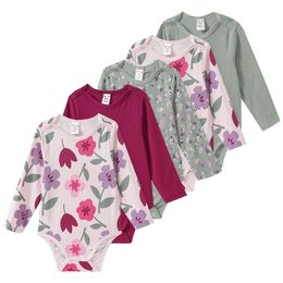Topomini 5 Baby Bodys in verschiedenen Dessins