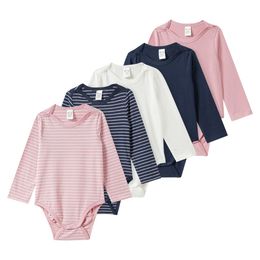 Topomini 5 Baby Bodys in verschiedenen Dessins
