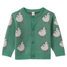 Topomini Baby Strickjacke mit Tier-Allover