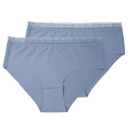 Gina Benotti 2 Damen Seamless-Pantys mit Spitze