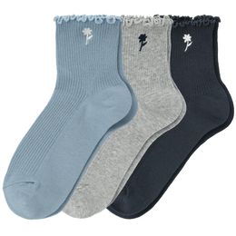 Gina Benotti 3 Paar Damen Socken mit Bio-Baumwolle