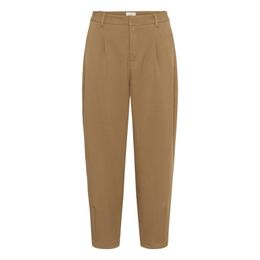 Kaffe Pleat-Front Pants female Brown size 40