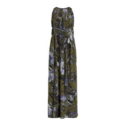 AllSaints Kleid 'KAYA BATU' Damen Größe 42 oliv / aubergine / helllila Winterkleid