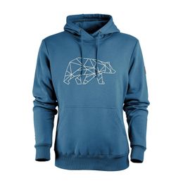 Forsberg Sweatshirt 'Pettarson Hoodie mit Logo' male Blue size XS