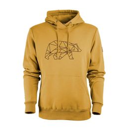 Forsberg Sweatshirt 'Pettarson Hoodie mit Logo' male Yellow size L