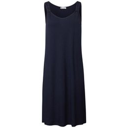 Street One Kleid Damen Größe 42 nachtblau Winterkleid