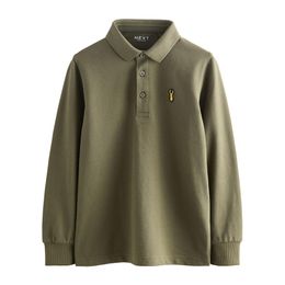 next Poloshirt Jungen Gr&ouml;&szlig;e 164 gelb / khaki / schwarz