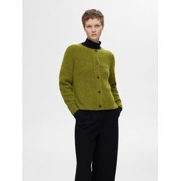 Selected Knit Cardigan female Green size XXL