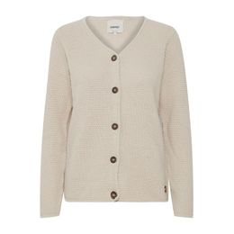 oxmo Knit Cardigan 'Oxhelga' female Beige size XS