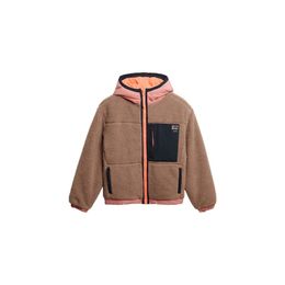 Superdry Fleece Jacket female Beige size 38