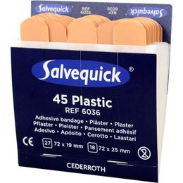 1001 Artikel Medical Salvequick Pflasterstrips wasserfest Refill 6036 45 St