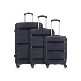 d&n D&N Travel Line 4200 4-Rollen Kofferset 3 tlg. in darkblue | Gr.: onesize