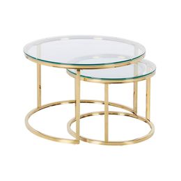 Beliani 1er-Set Couchtisch GRANGE in Gold | Gr.: onesize