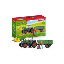 Schleich Traktor mit Anhänger in Mehrfarbig ab 3 Jahre | Gr.: onesize