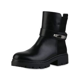 VAN HILL Biker Boots Amara in Schwarz | Gr.: 38