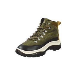 Gant Footwear Leder-Boots "Hillark" in Gr&uuml;n/ Schwarz/ Wei&szlig; | Gr.: 45