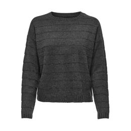 Only Strickpullover in Dark Grey Melange | Gr.: XXL