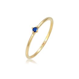 Elli Ring 925 Sterling Silber in Blau | Gr.: 56